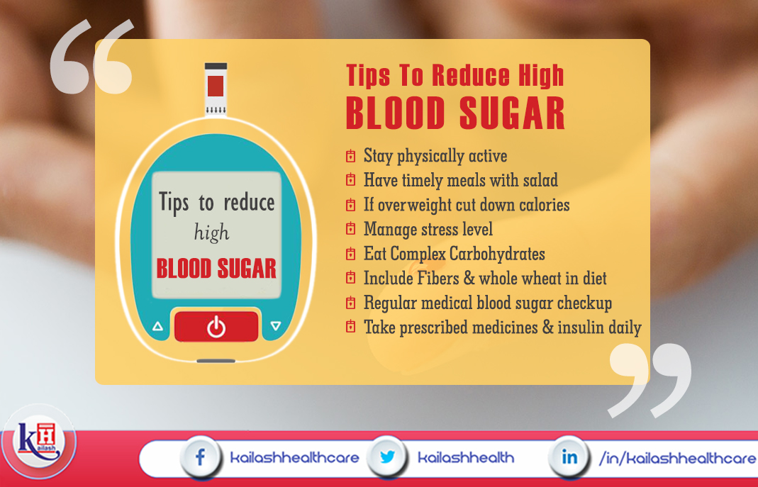 Tips To Reduce High Blood Sugar