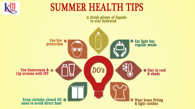 Important Health Tips to keep yourself protected during Summer Season