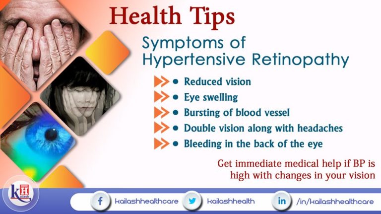 High Blood pressure with vision changes indicates Hypertensive ...