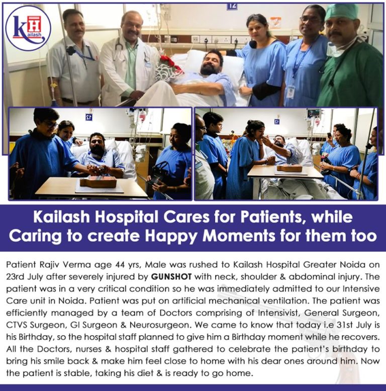 Kailash Hospital Cares For Patients, While Caring to Create Happy ...