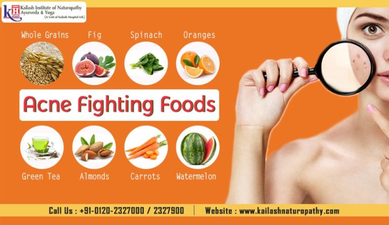 Best Foods to treat Acne & Blemishes