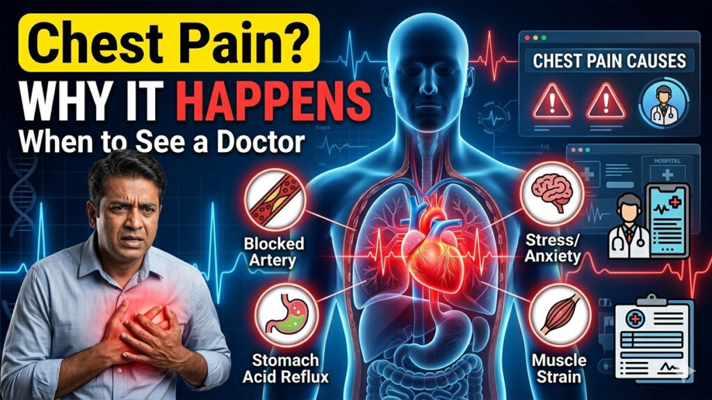 Why Does Chest Pain Occur? Causes, Symptoms & When to See a Doctor ...